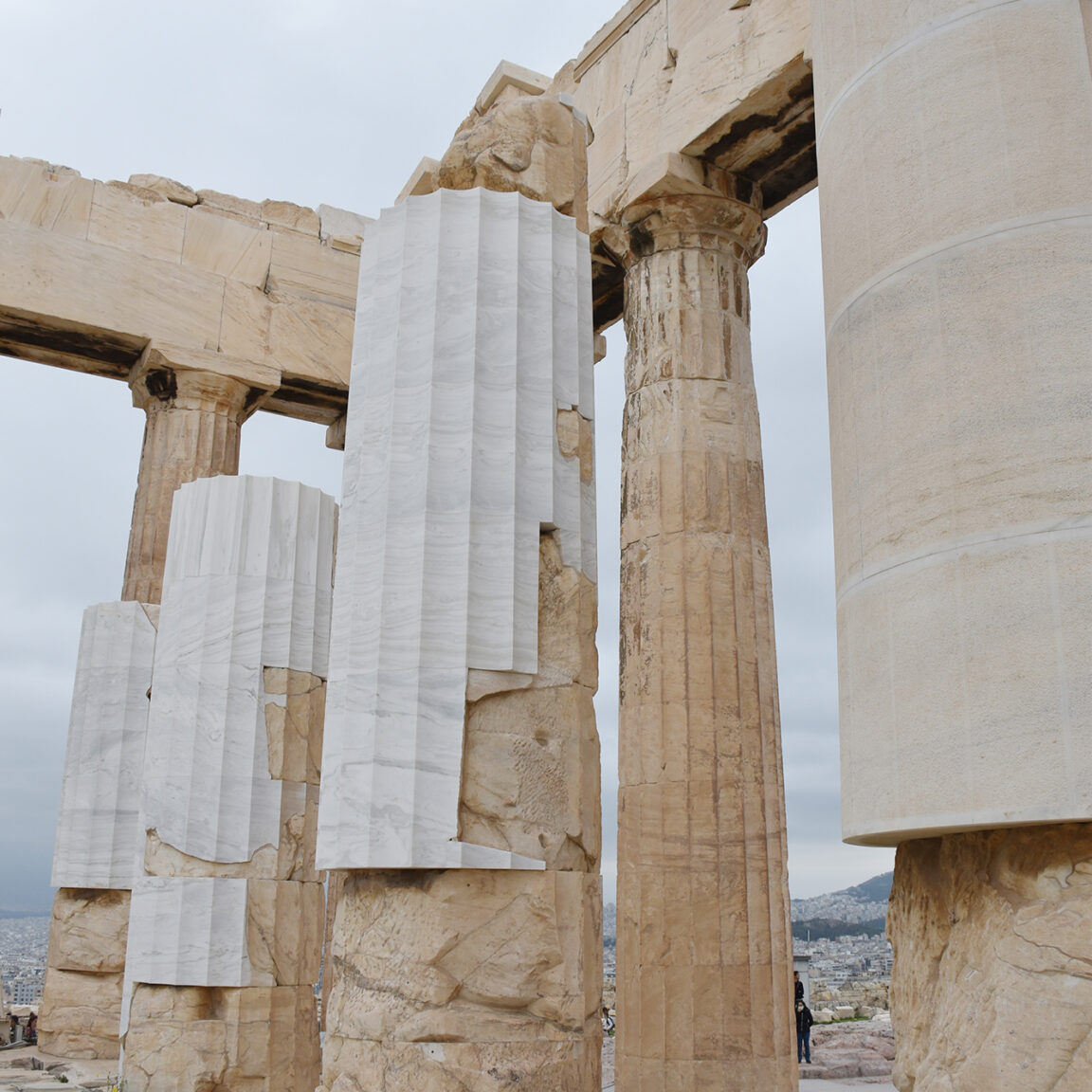 The progress of the work “Restoration and Conservation of the Acropolis Monuments” NSRF 2014 ...